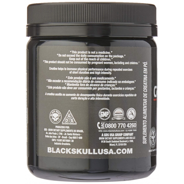Creatina Turbo Black Skull 300grs - Jefferson Thai